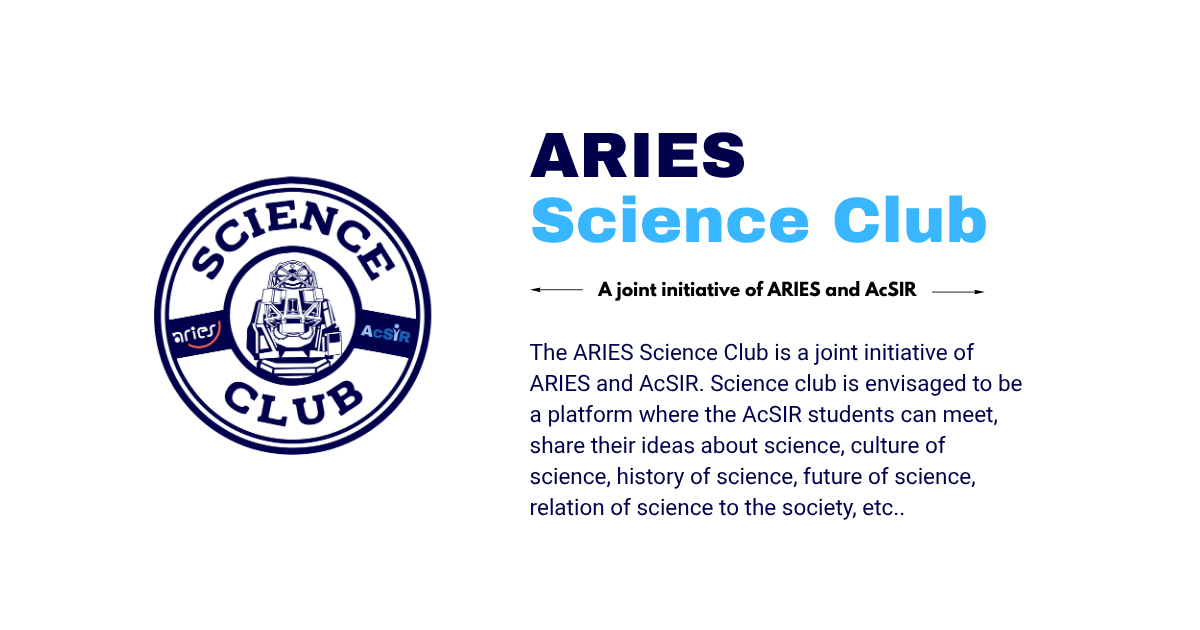 ARIES & AcSIR Science Club